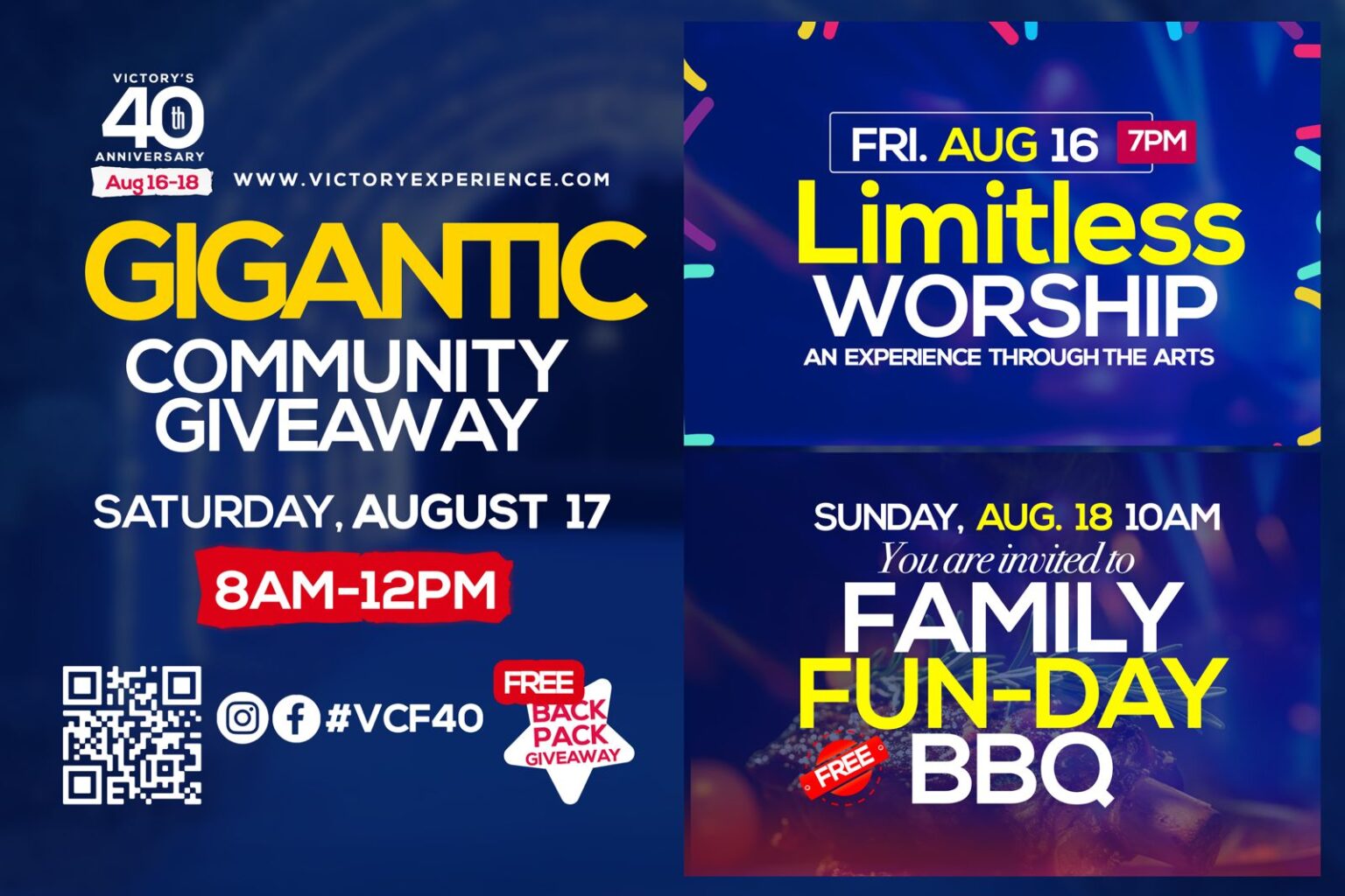 Join us in Celebration of 40 Years of Impacting & Touching Lives ...